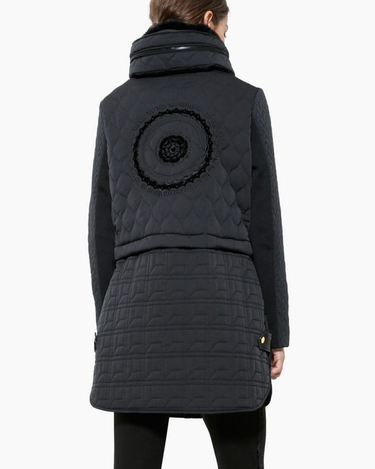 DESIGUAL Coat CALIFORNIA 17WWEW52 Jacket Black | Removable | Buy Online