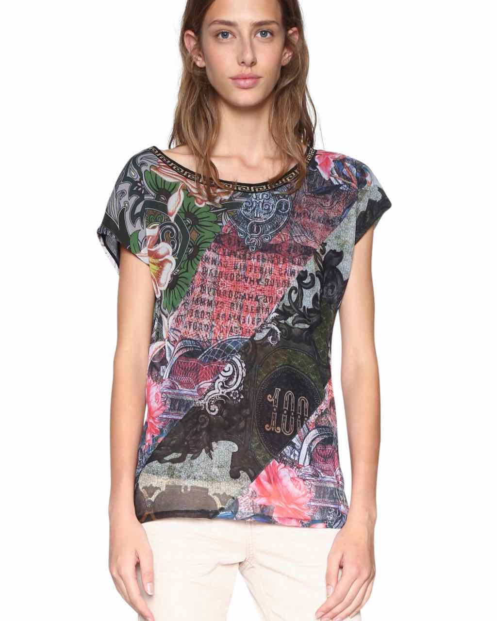 Buy Desigual Tops, Blouses and T-Shirts Online | Canada | USA | Europe