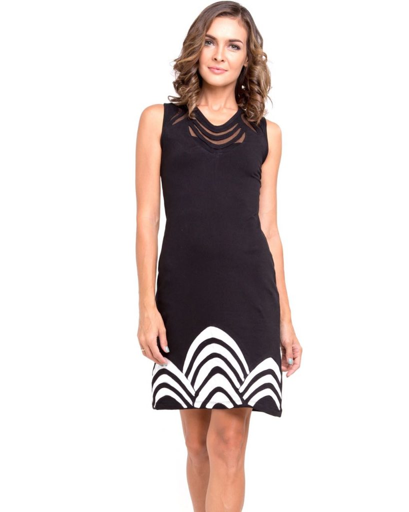 Pygmees Dress CONCORDE Black White | Buy Online | Canada US