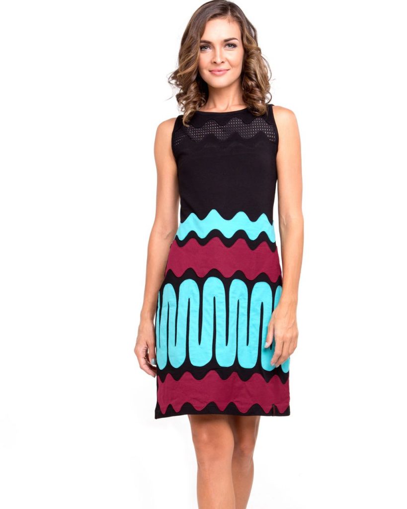 Pygmees Dress PAPERCLIP Black Red | Buy Online | Canada USA