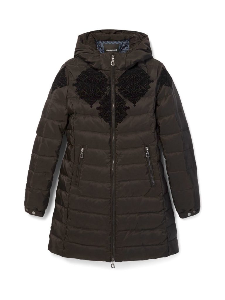 DESIGUAL Slim Padded Winter Jacket Red 20WWEW353007