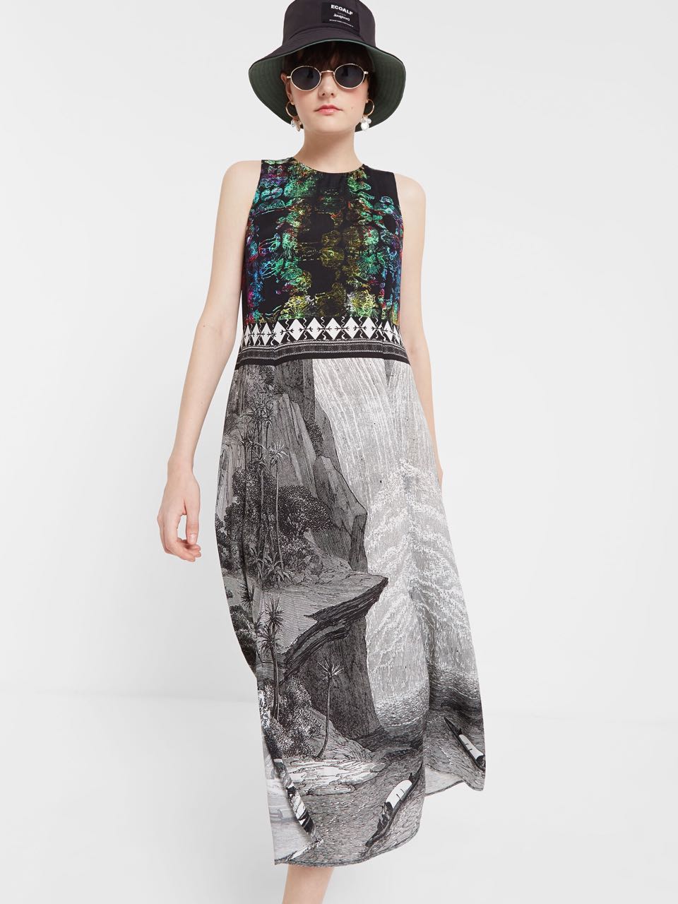 DESIGUAL Long Dress Designed By M Christian Lacroix DESIGUAL Long Dress Designed By M Christian Lacroix