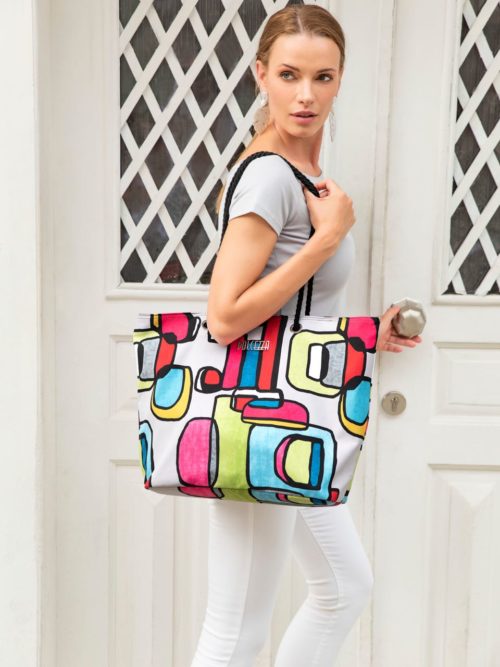 DOLCEZZA Shopping Beach Bag Wildest Flowers 20950 Spring Summer