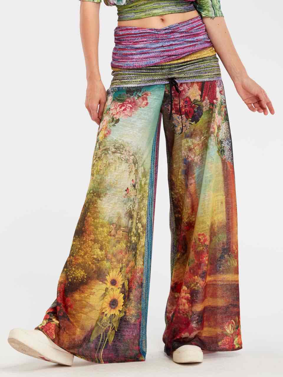 IPNG Comfort Drape Pants IN PARADISO Red Green Overall US Canada