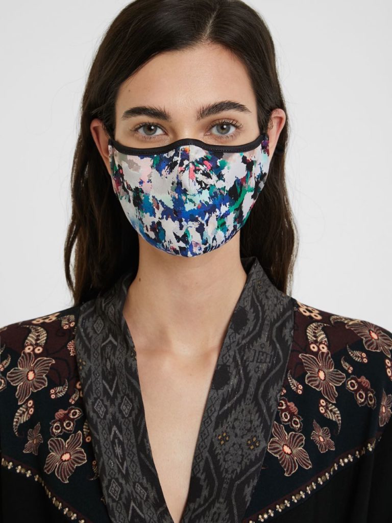 Desigual Arty reversible Face mask + pouch Certified