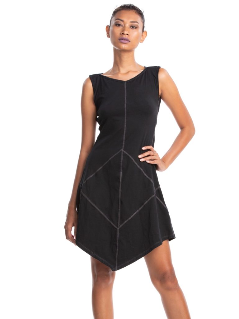 Pygmees Sleeveless Dress EDO Black TT2219 Summer 2021