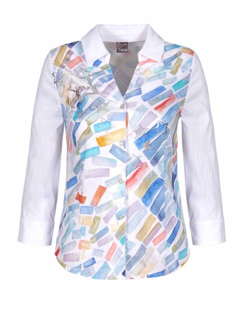 Simply Art by DOLCEZZA Blouse GROUP THINK Megan Meagher 21635