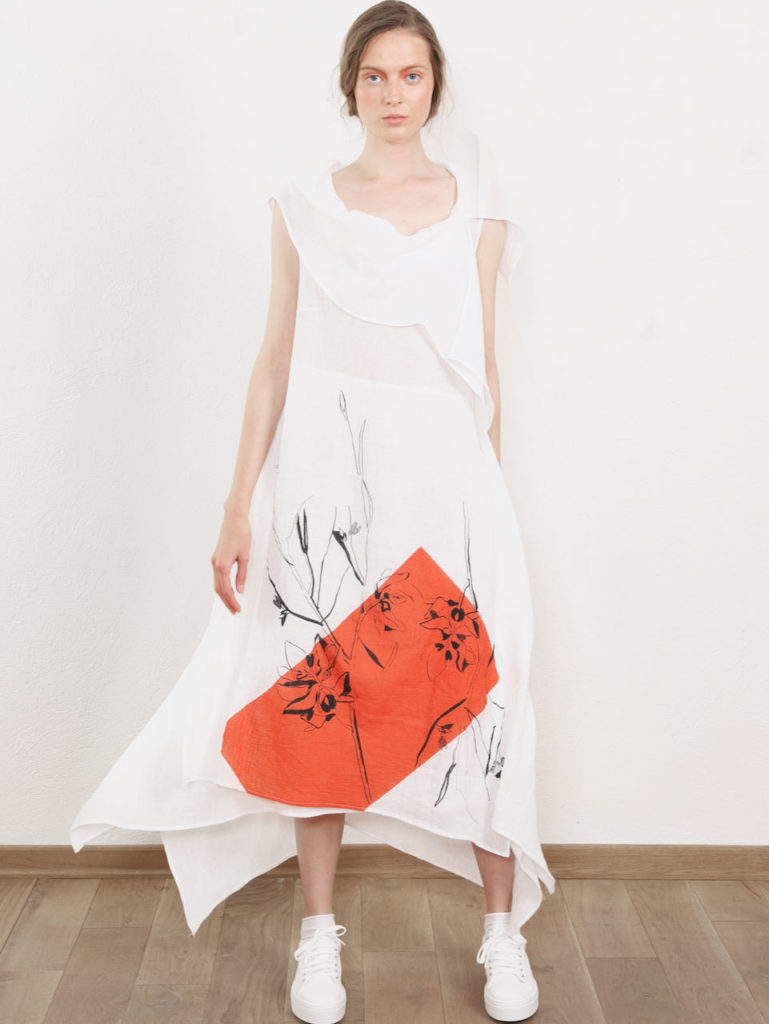 IGOR Dobranic LiNEN DRESS THERESA Black S22-69