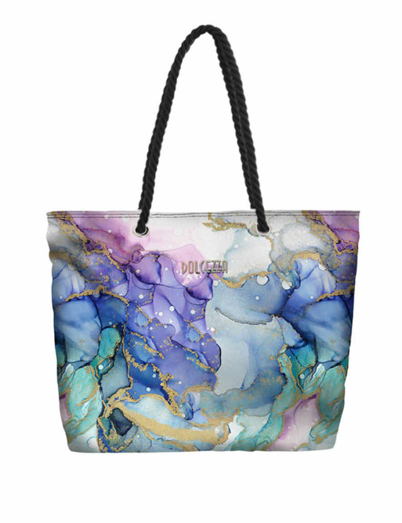 DOLCEZZA Shopping Beach Bag 22955 Mermaid Bubbles
