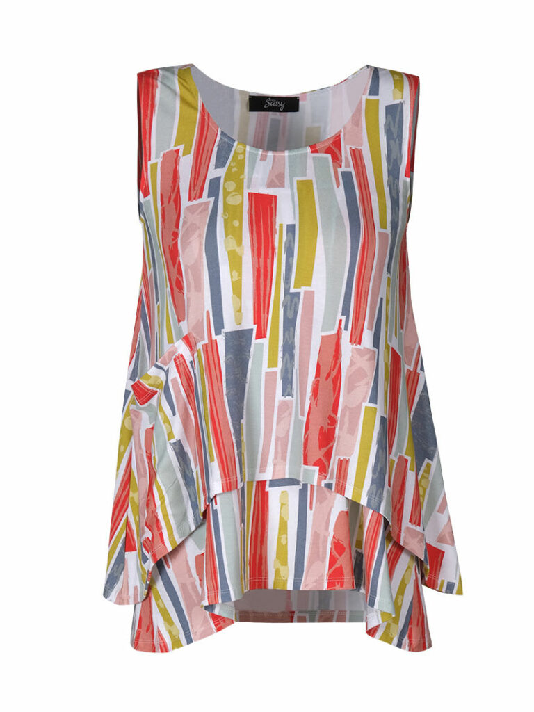 Ever SASSY Top Art Expression MultiColour 62400