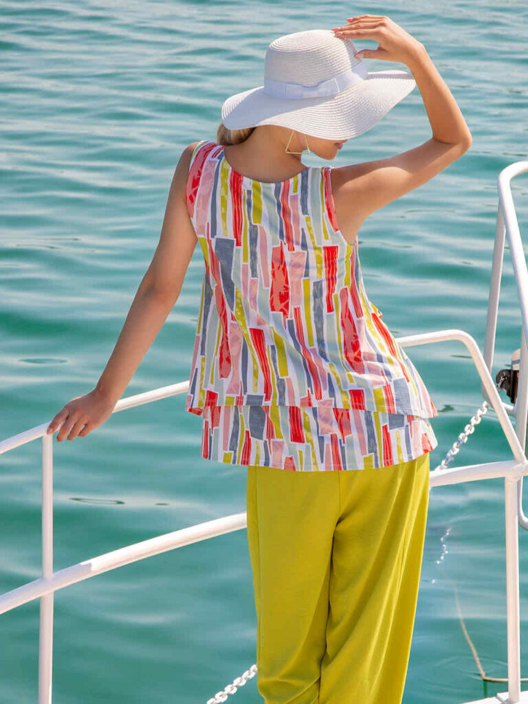 Ever SASSY Top Art Expression MultiColour 62400