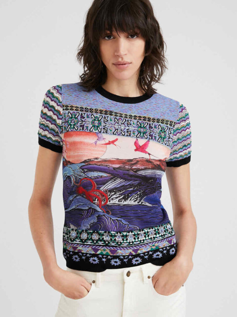 Buy Desigual Tops, Blouses and T-Shirts Online | Canada | USA | Europe