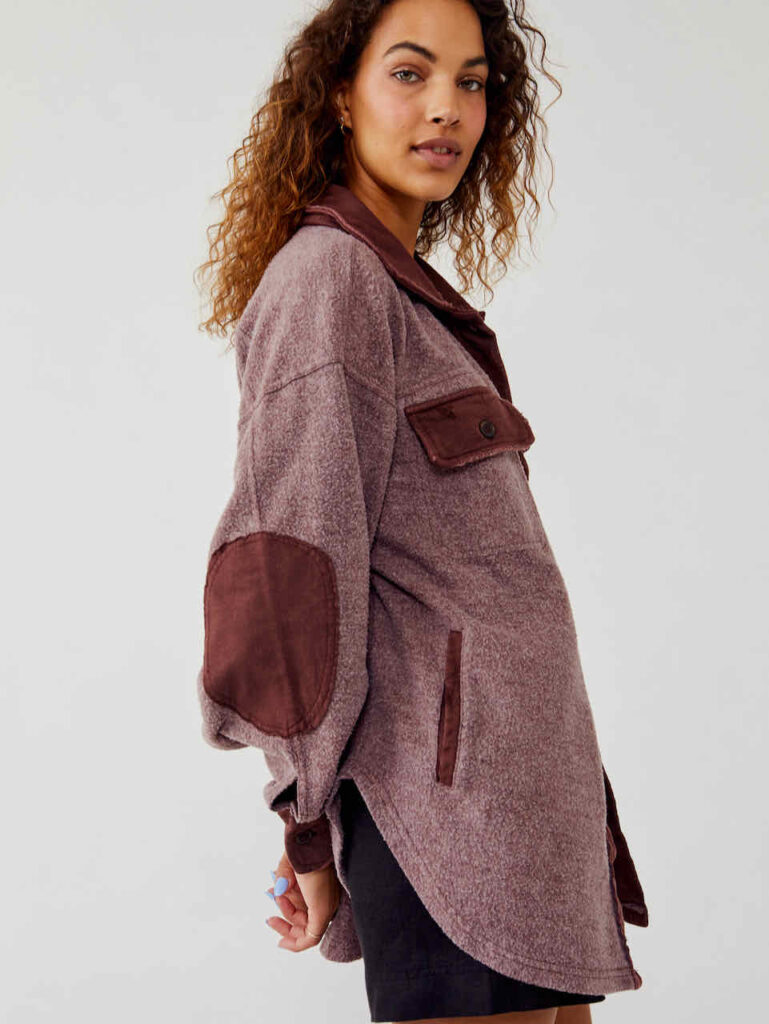 Free People Fleece RUBY Jacket Mountain Date Night