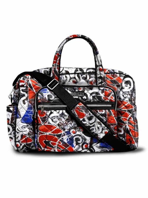DOLCEZZA Travel Luggage Bag 72976 Red White Blue