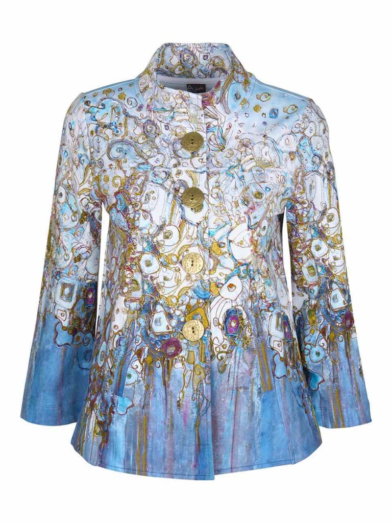 Simply Art by DOLCEZZA Button Jacket Symphonie Blue