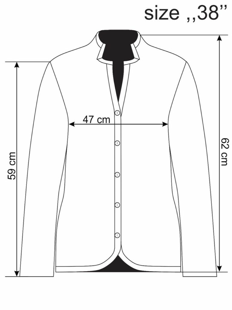 IVKO Cotton Jacquard Jacket Ornament Pattern 222711 Blue-Gray