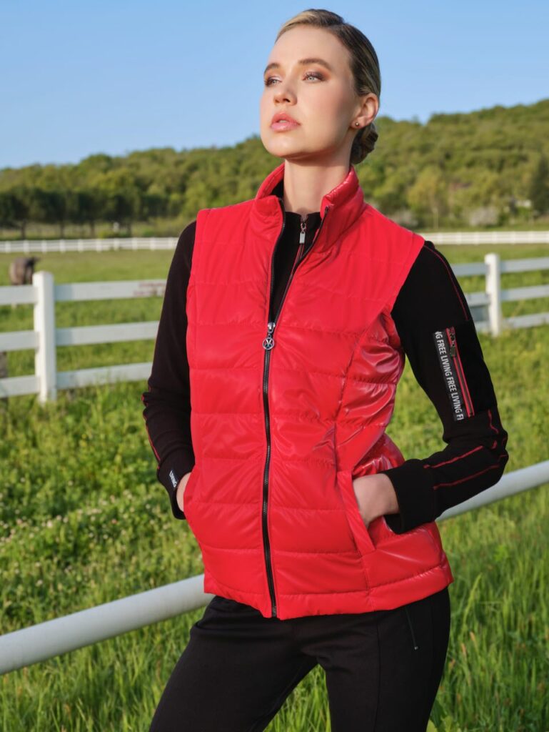 DOLCEZZA Puffer VEST BLACK 71801 Velvet Quilted