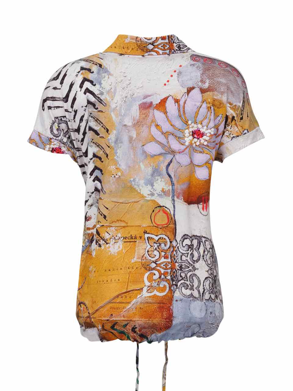 Simply Art by DOLCEZZA Knit Blouse Short Sleeve Tamara Bakhshinyan