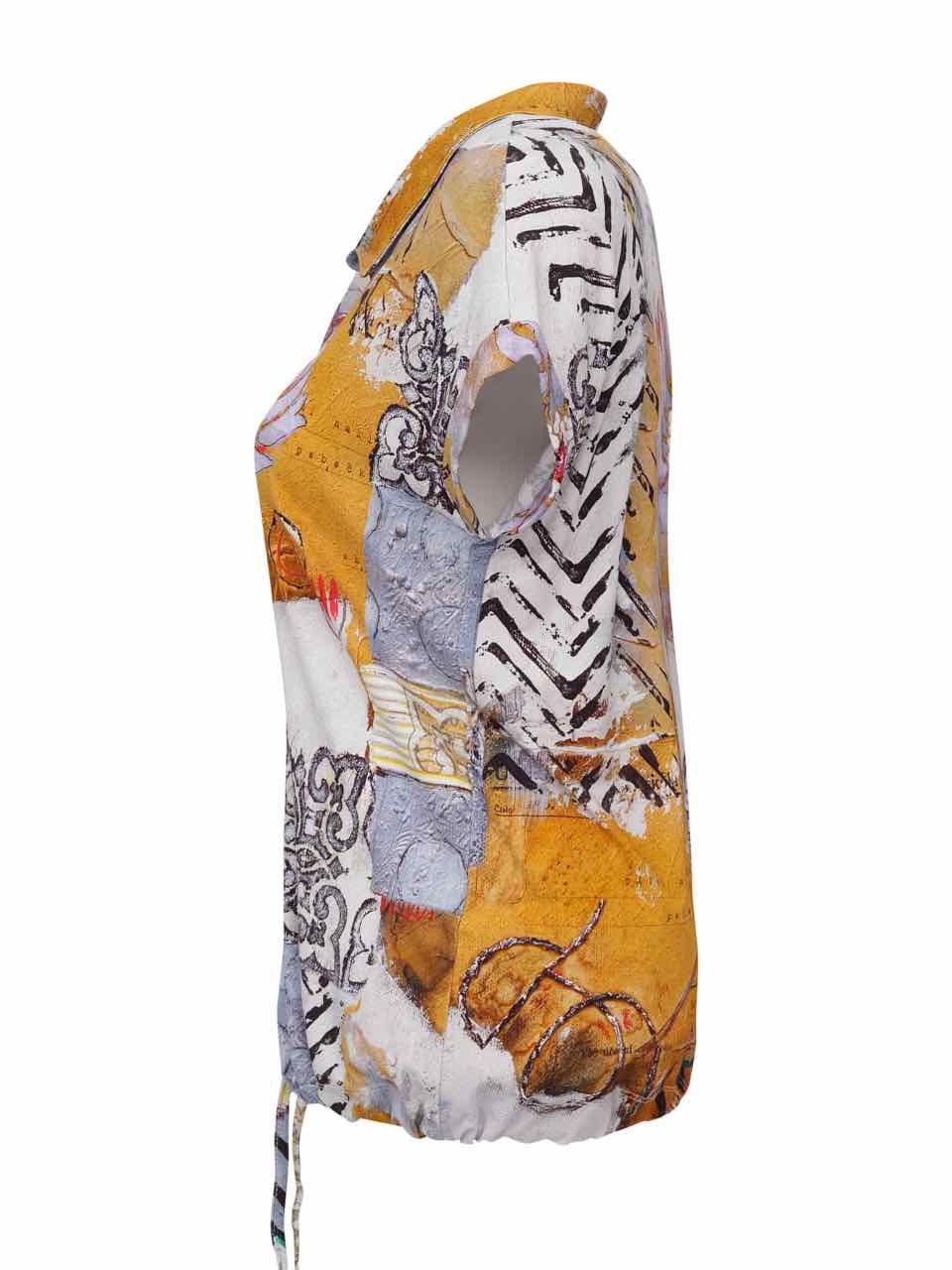 Simply Art by DOLCEZZA Knit Blouse Short Sleeve Tamara Bakhshinyan