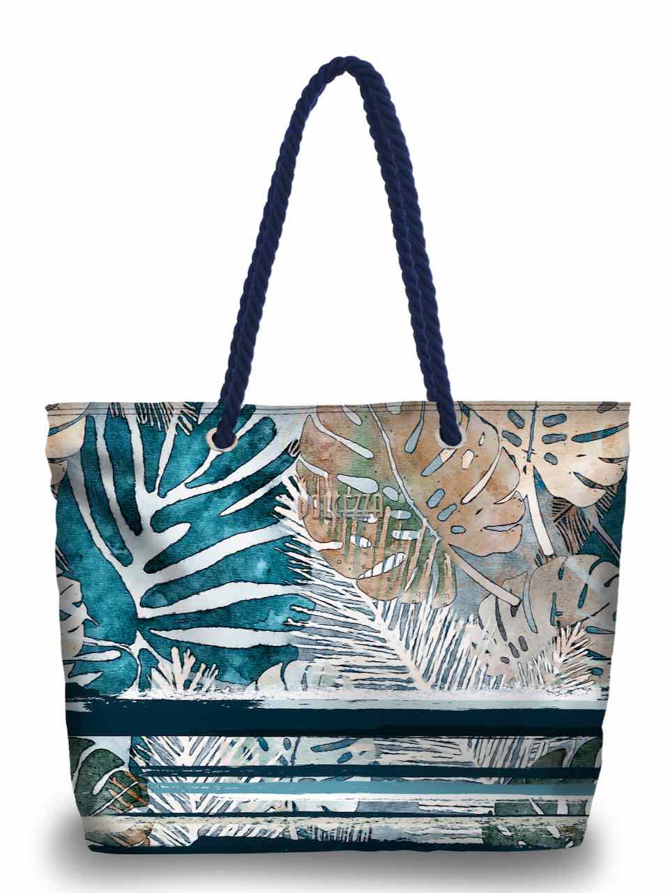 Simply Art DOLCEZZA Woven Tote Beach Bag 23983 Blue