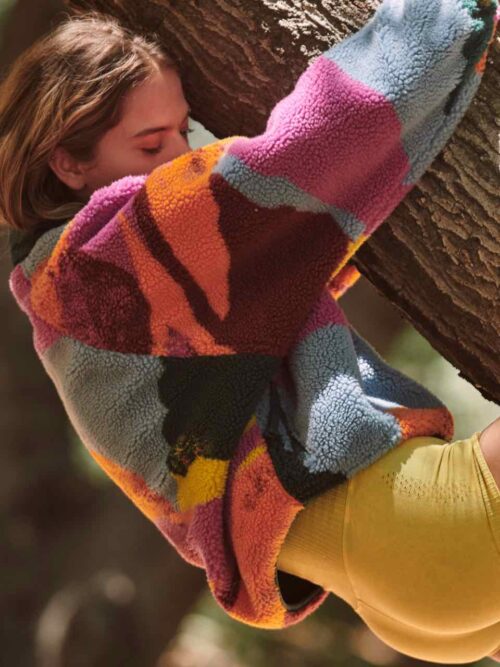 Free People ROCKY Ridge PULLOVER Multi Colours