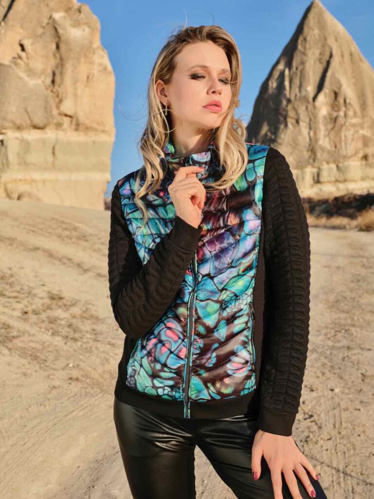 Simply Art DOLCEZZA Puffer 73827 Knit Sleeves Maria Brookes