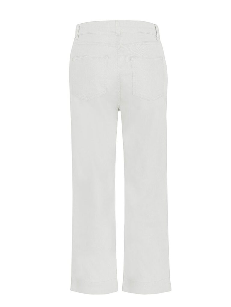 DOLCEZZA Cropped Denim PANTS WHITE