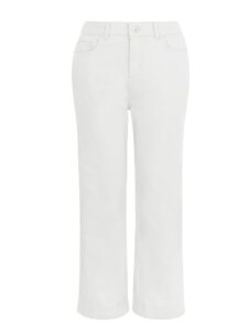 DOLCEZZA Cropped Denim PANTS WHITE